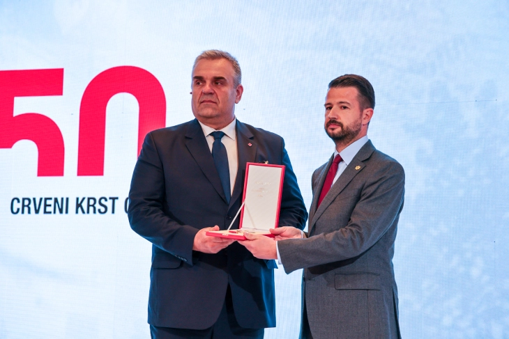 Red Cross of Montenegro awarded Order of the Montenegrin Flag 1st degree